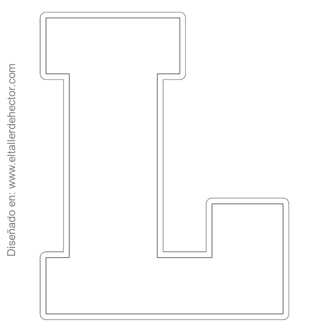 Letra L - El Taller de Hector