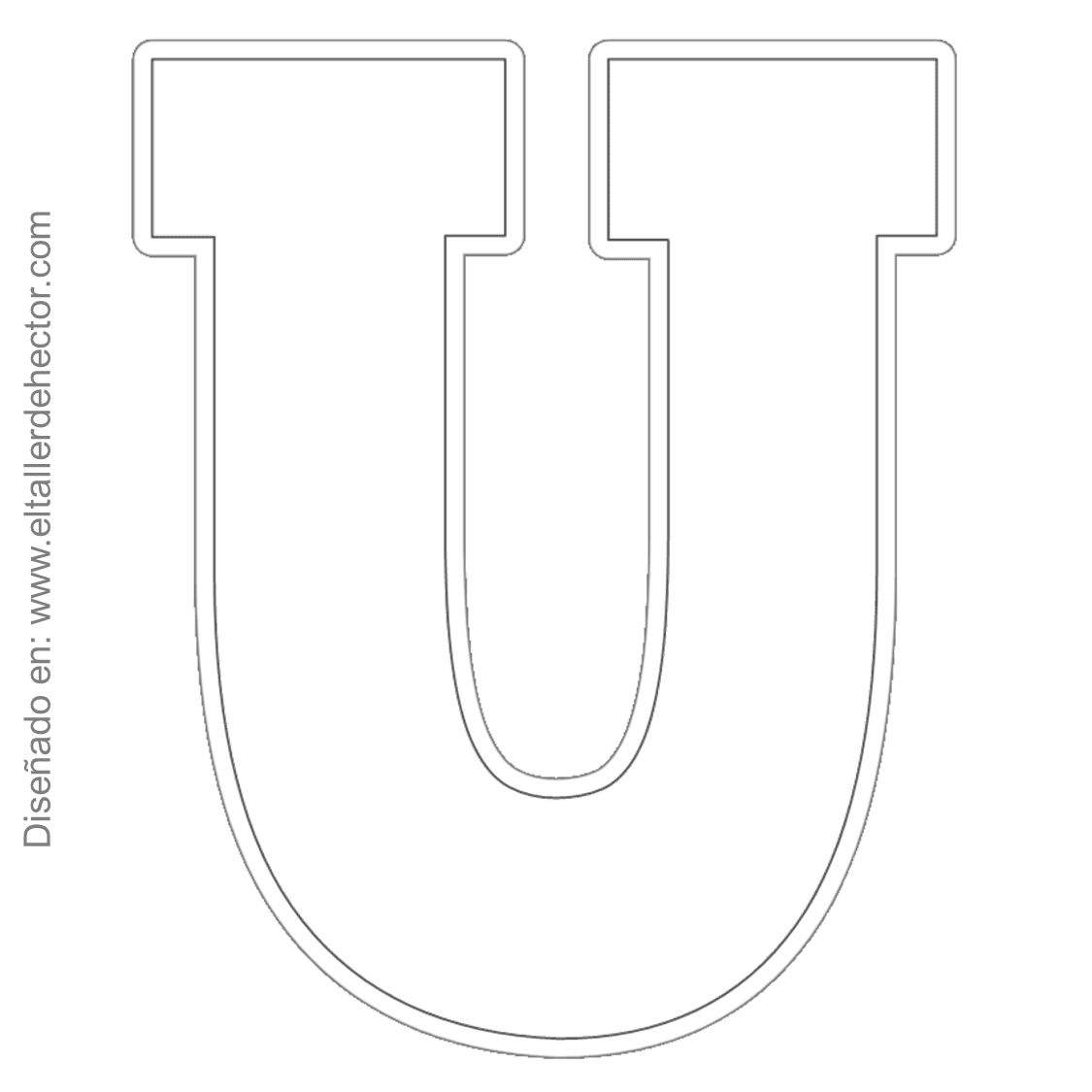 Letra U - El Taller de Hector