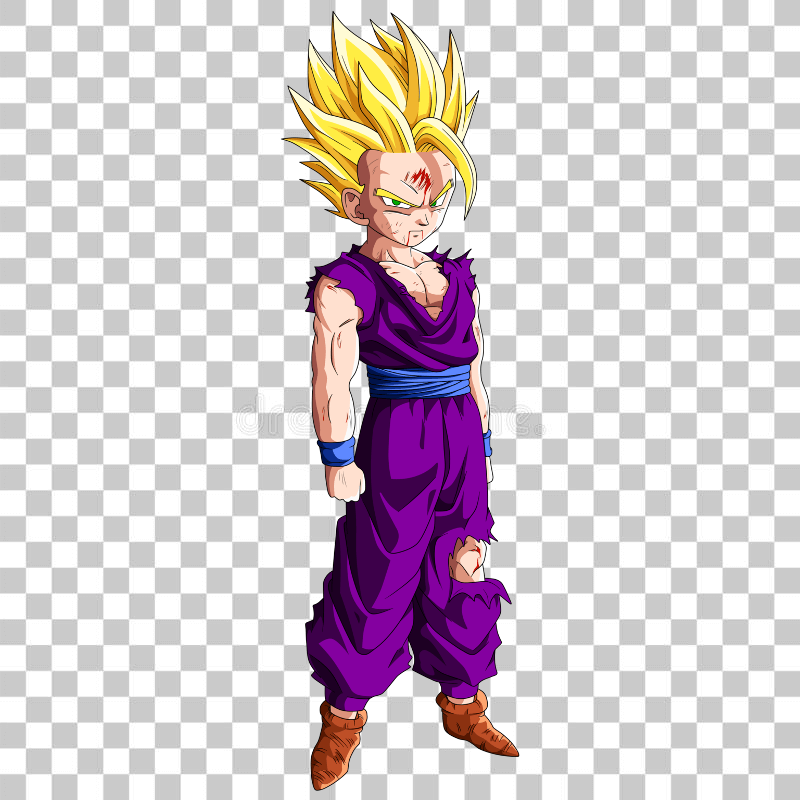 gohan ssj2 png - El Taller de Hector