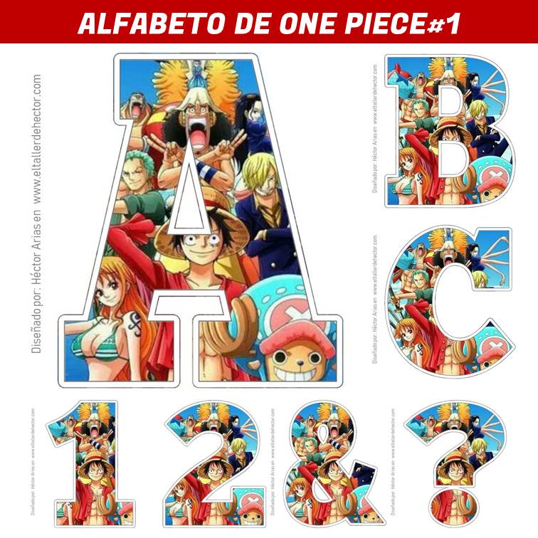 Alfabeto de One Piece - El Taller de Hector