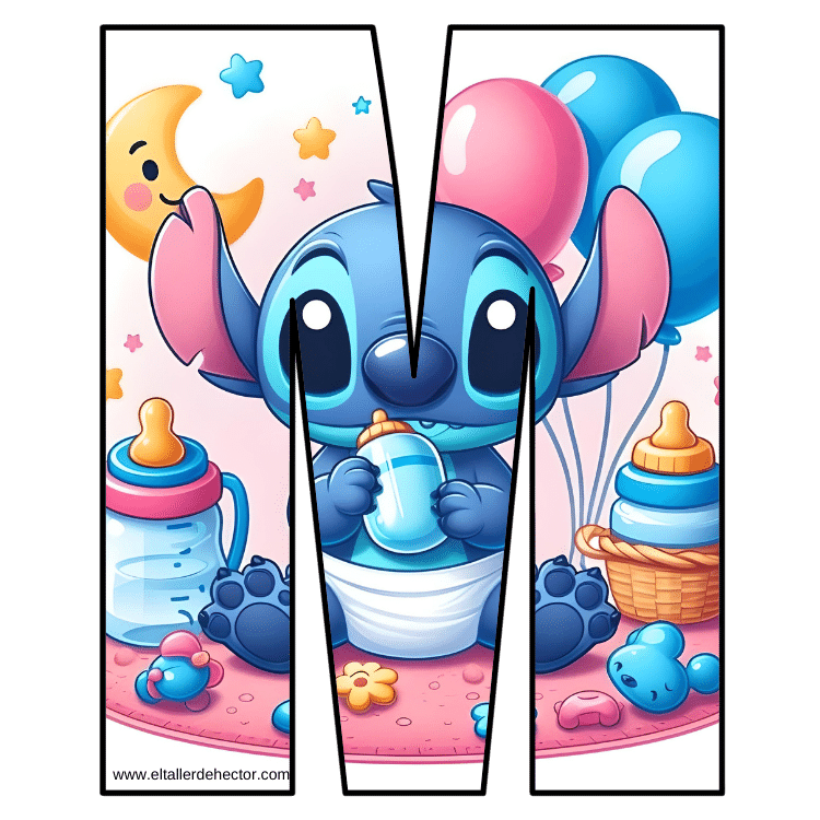 Baby Stitch Alphabet Letters - El Taller de Hector