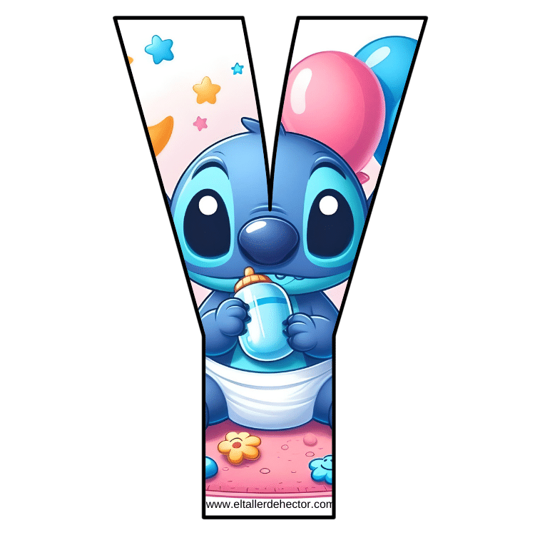 Baby Stitch Alphabet Letters - El Taller de Hector