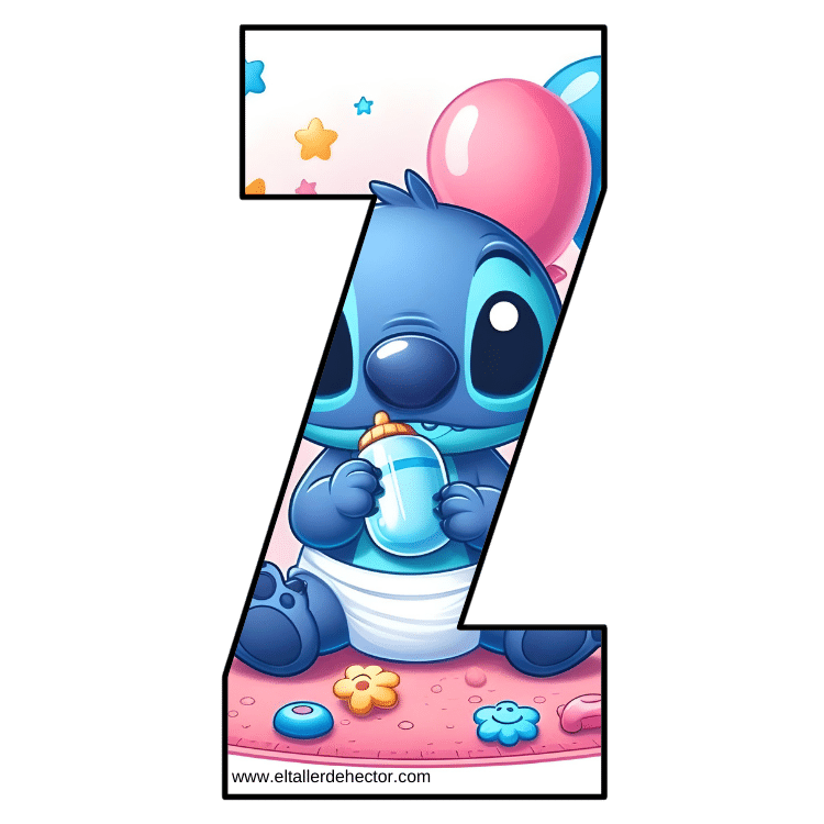 Baby Stitch Alphabet Letters - El Taller de Hector