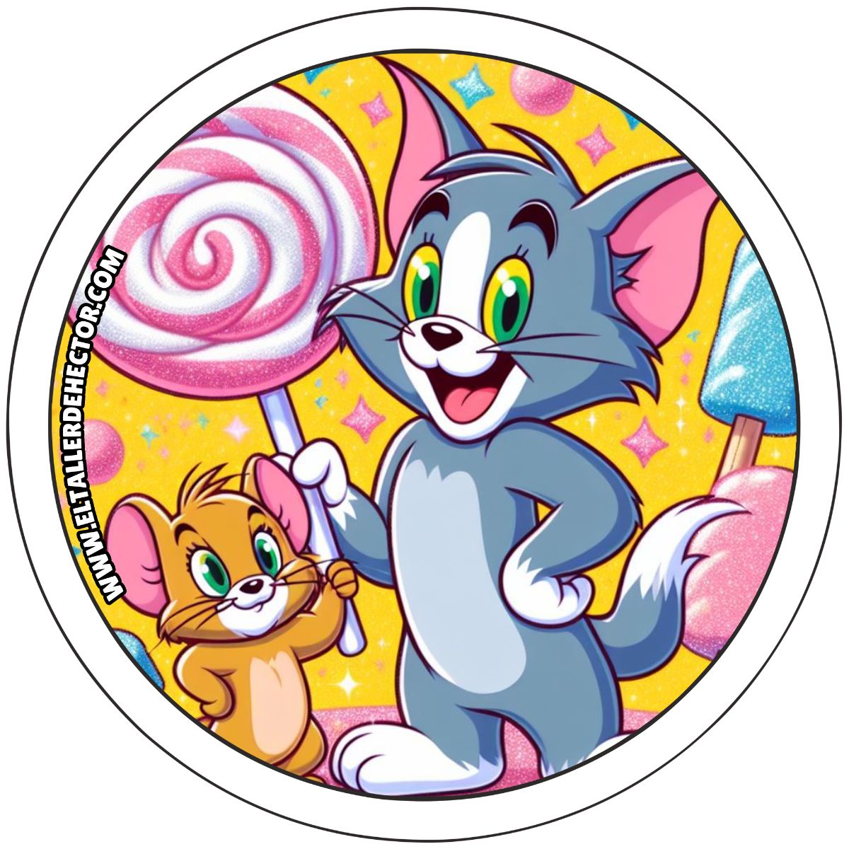 Toppers de Tom y Jerry - El Taller de Hector