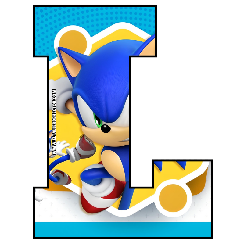 Letra L de Sonic - El Taller de Hector