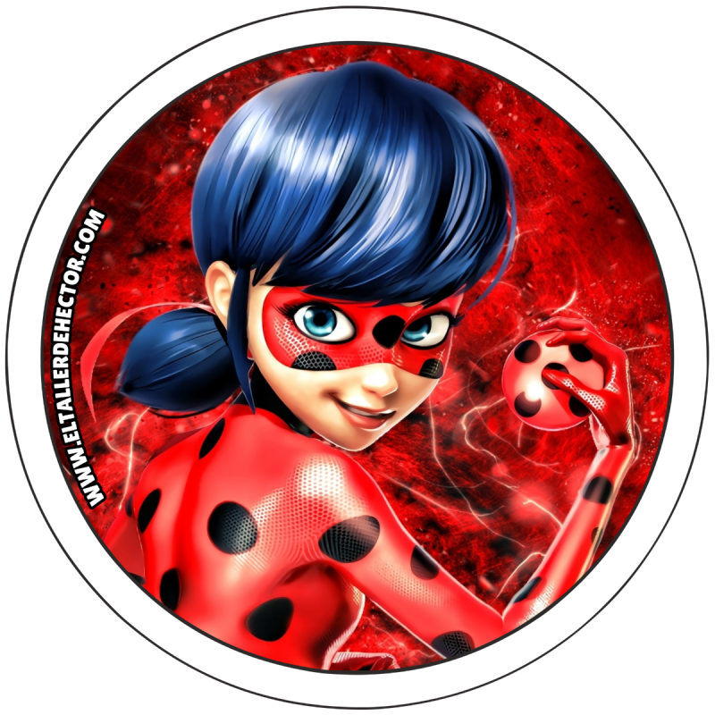 Toppers de Ladybug - El Taller de Hector