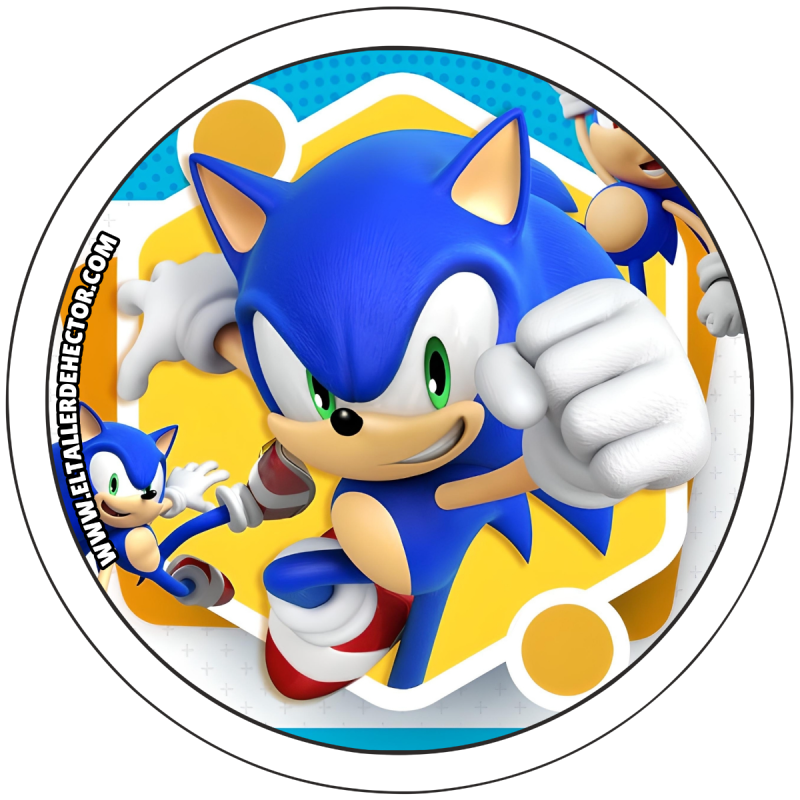 Toppers de Sonic - El Taller de Hector