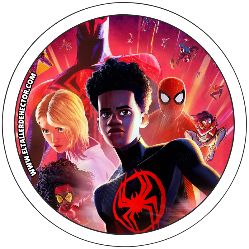 Toppers de Spider Man Across the Spider Verse - El Taller de Hector