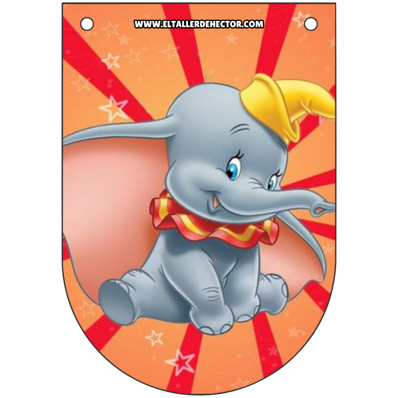 Banderines de Disney Dumbo - El Taller de Hector