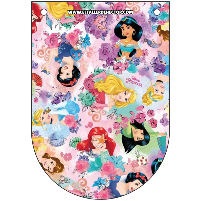 Banderines de Princesas Disney - El Taller de Hector