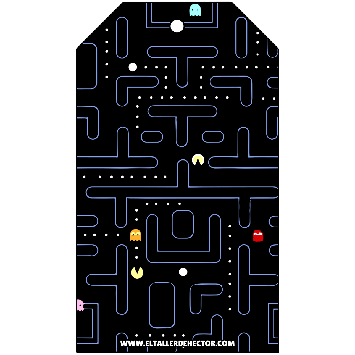 Etiquetas de Pac Man - El Taller de Hector
