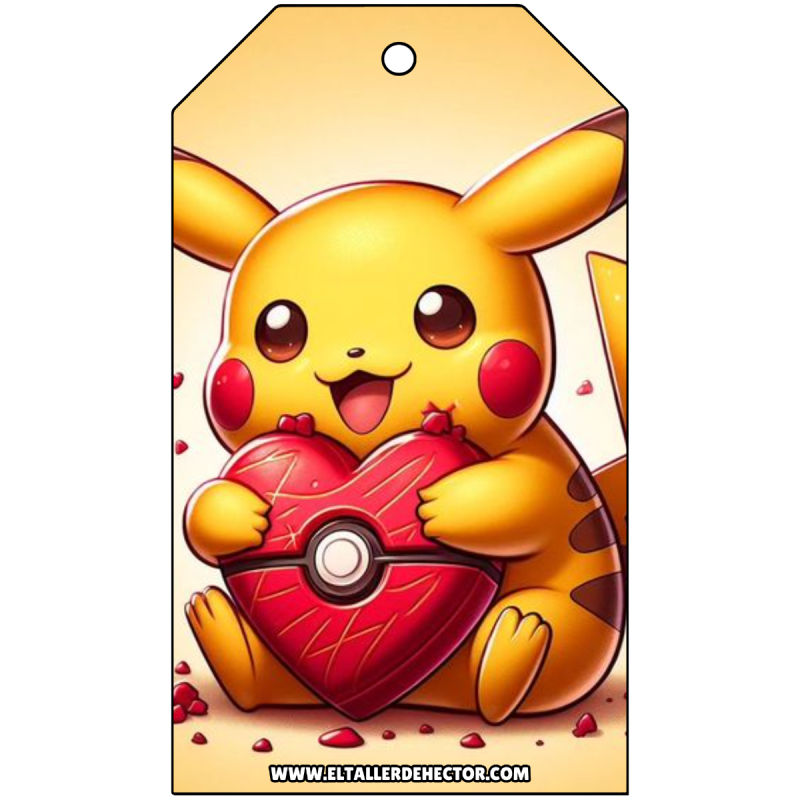Etiquetas de Pokemon Pikachu - El Taller de Hector