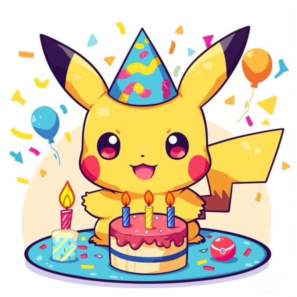 Etiqueta: Cumpleaños de Pikachu Pokemon - El Taller de Hector
