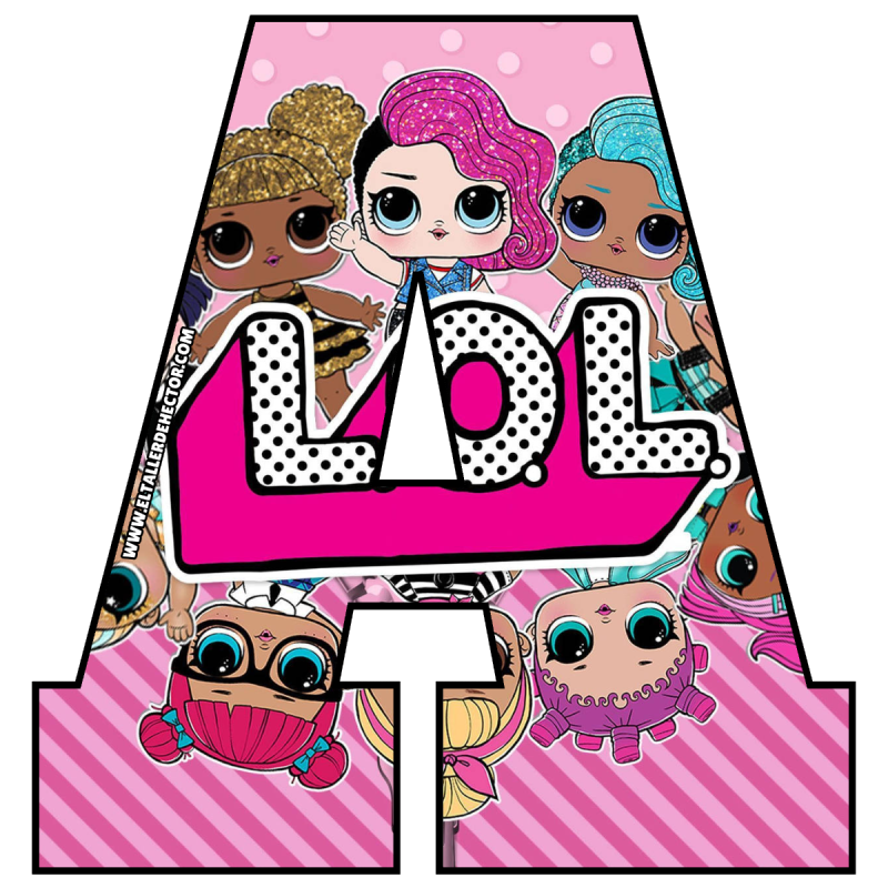 Letra A de Lol Surprise - El Taller de Hector