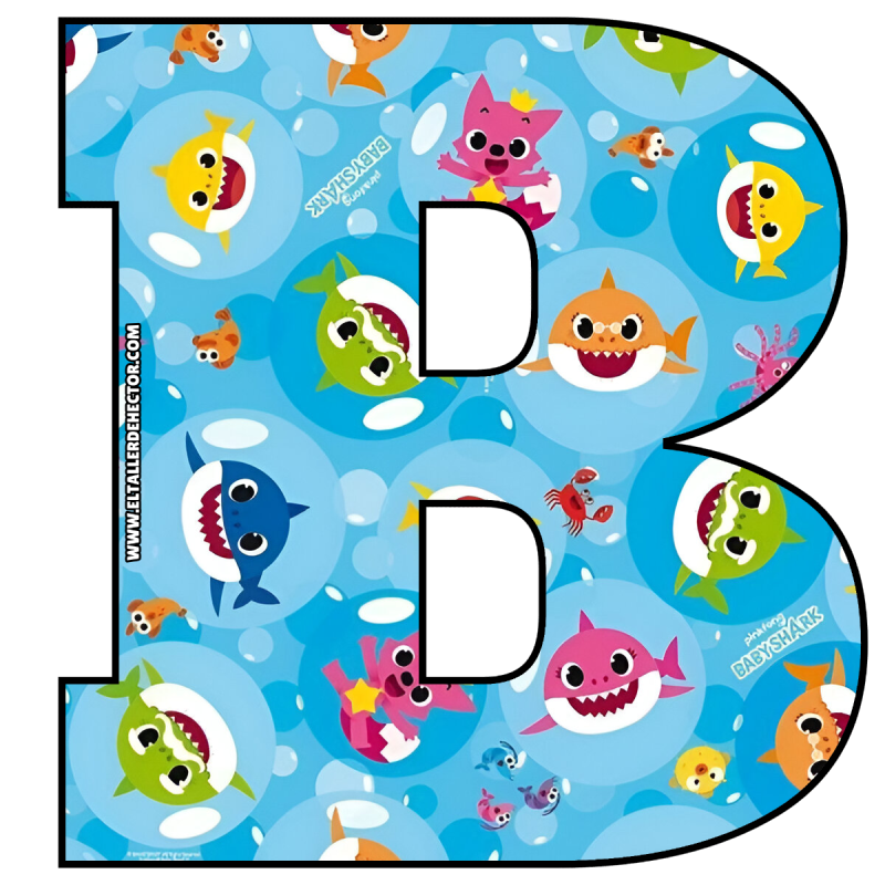 Letra B de Baby Shark - El Taller de Hector