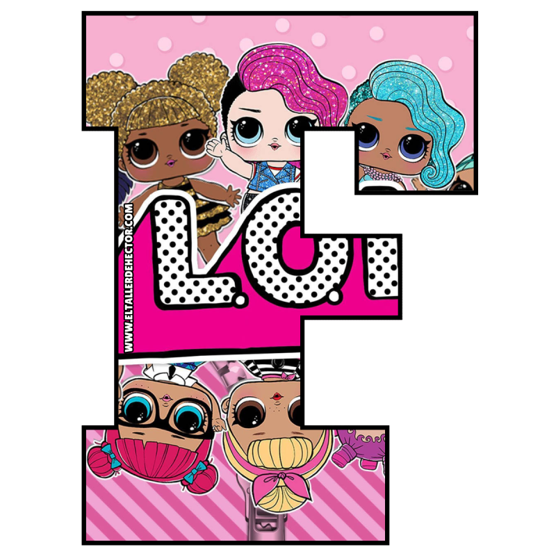 Letra F de Lol Surprise - El Taller de Hector