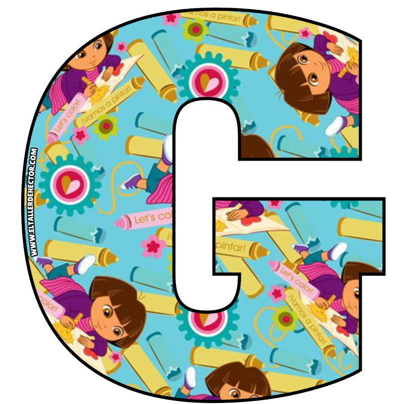 Letra G de Dora la Exploradora - El Taller de Hector