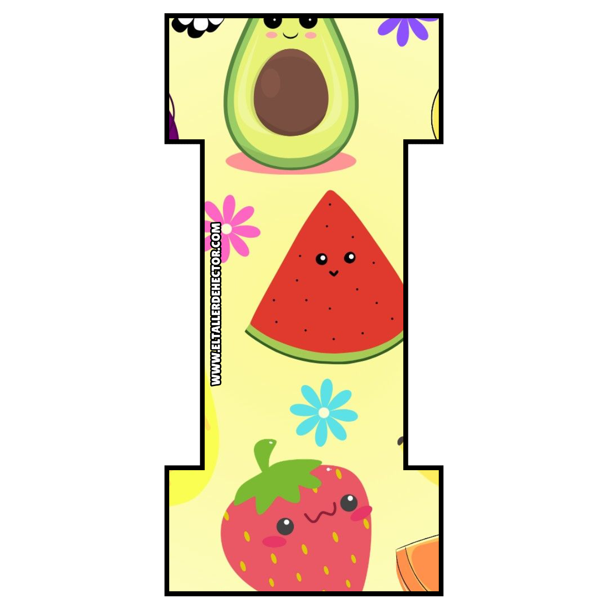 Letra I de Frutas - El Taller de Hector