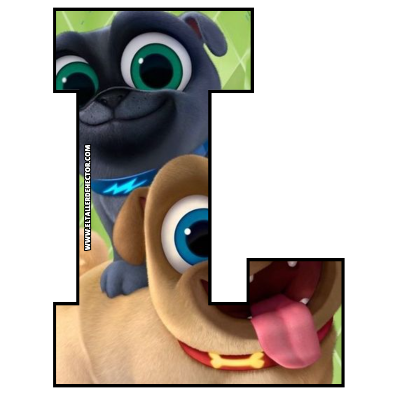 Letra L de Puppy dog pals - El Taller de Hector