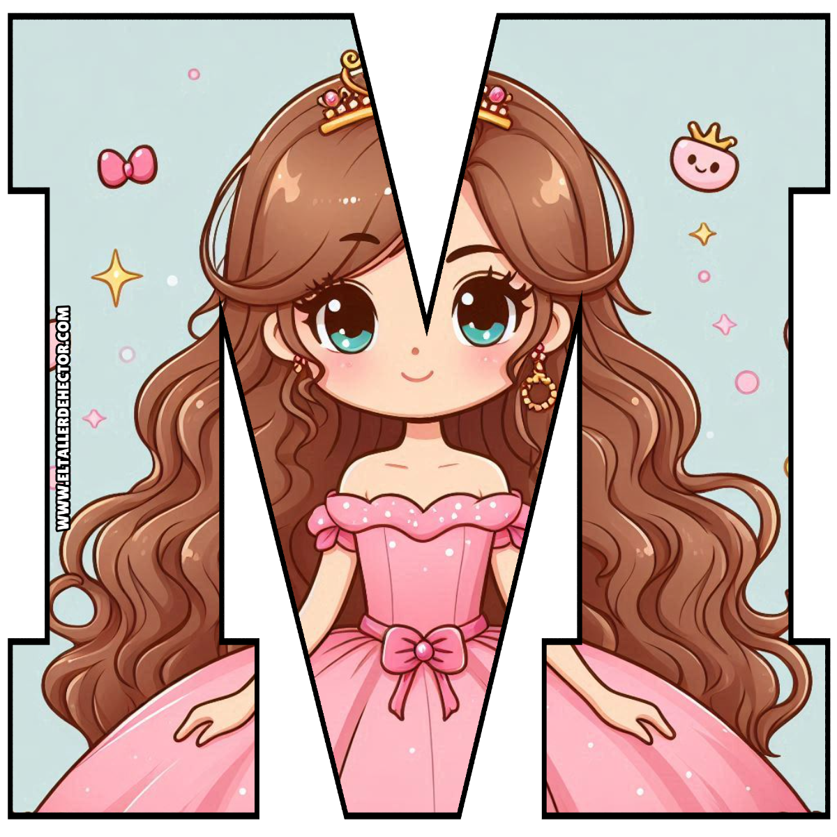 Letra M de Niña 15 Años - El Taller de Hector