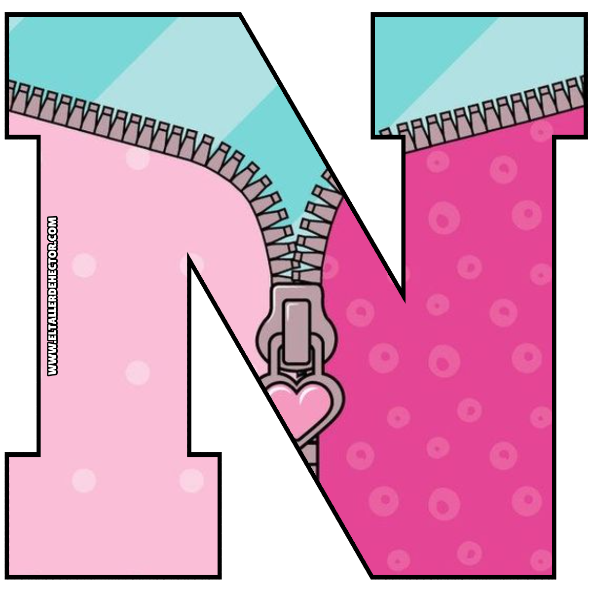 Letra N de Lol Surprise - El Taller de Hector