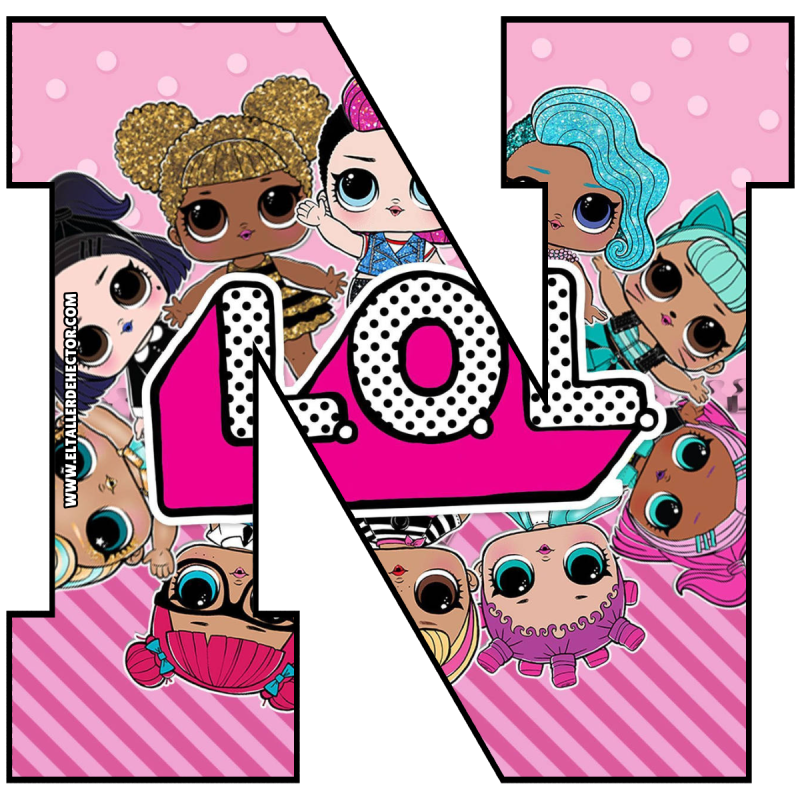 Letra N de Lol Surprise - El Taller de Hector