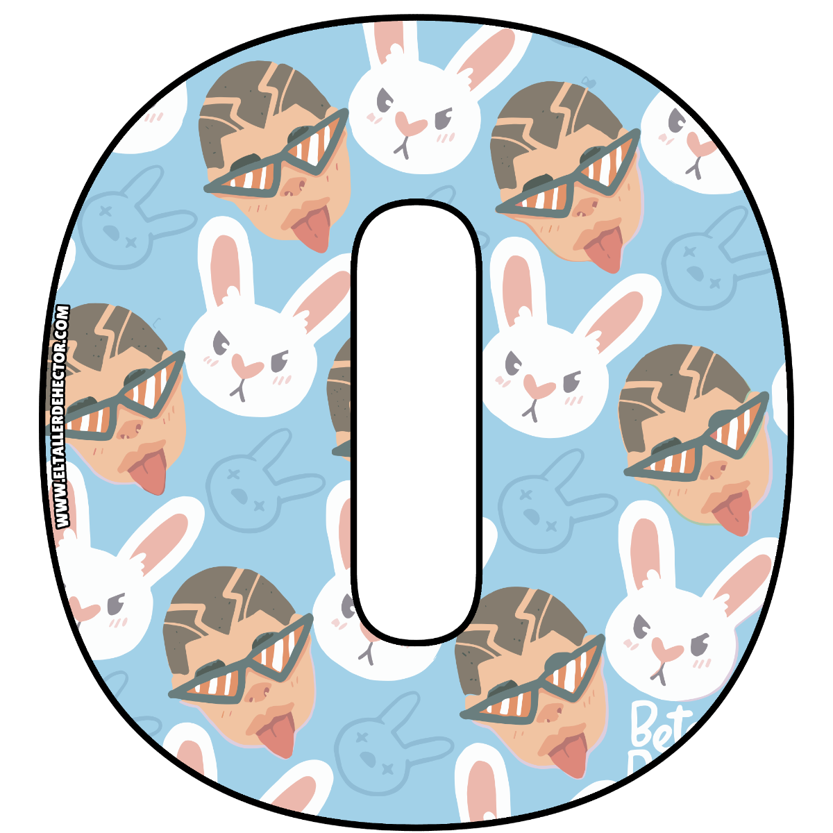 Letra O de Bad Bunny - El Taller de Hector