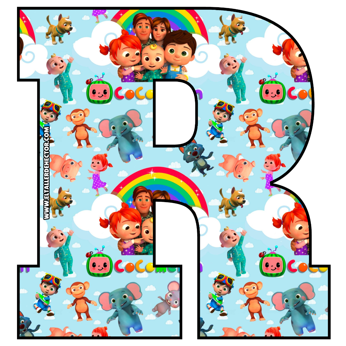 Letra R de Cocomelon - El Taller de Hector