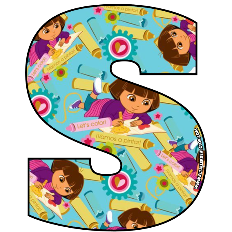 Letra S de Dora la Exploradora - El Taller de Hector