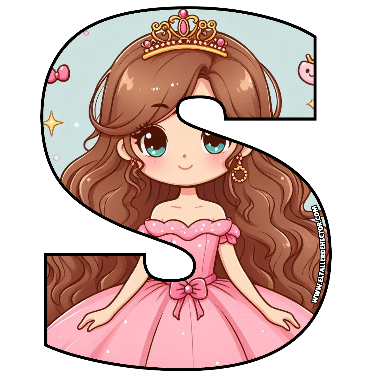 Letra S de Niña 15 Años - El Taller de Hector