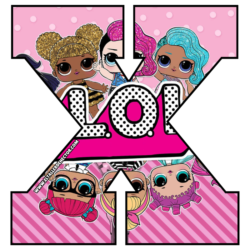 Letra X de Lol Surprise - El Taller de Hector