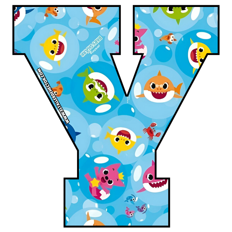 Letra Y de Baby Shark - El Taller de Hector