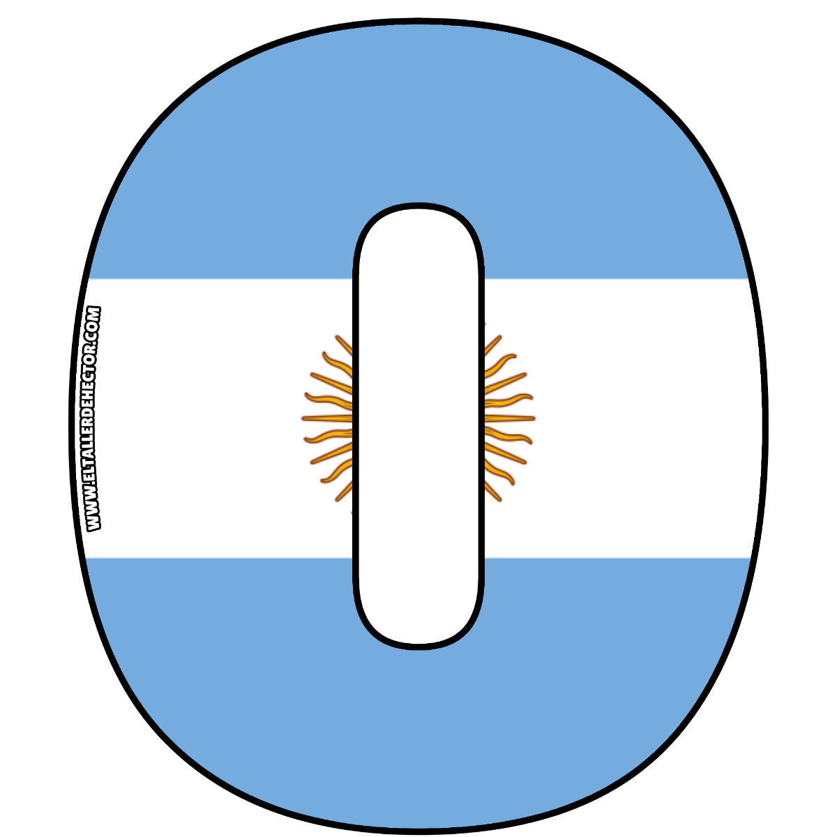 Numero 0 de Bandera Argentina - El Taller de Hector
