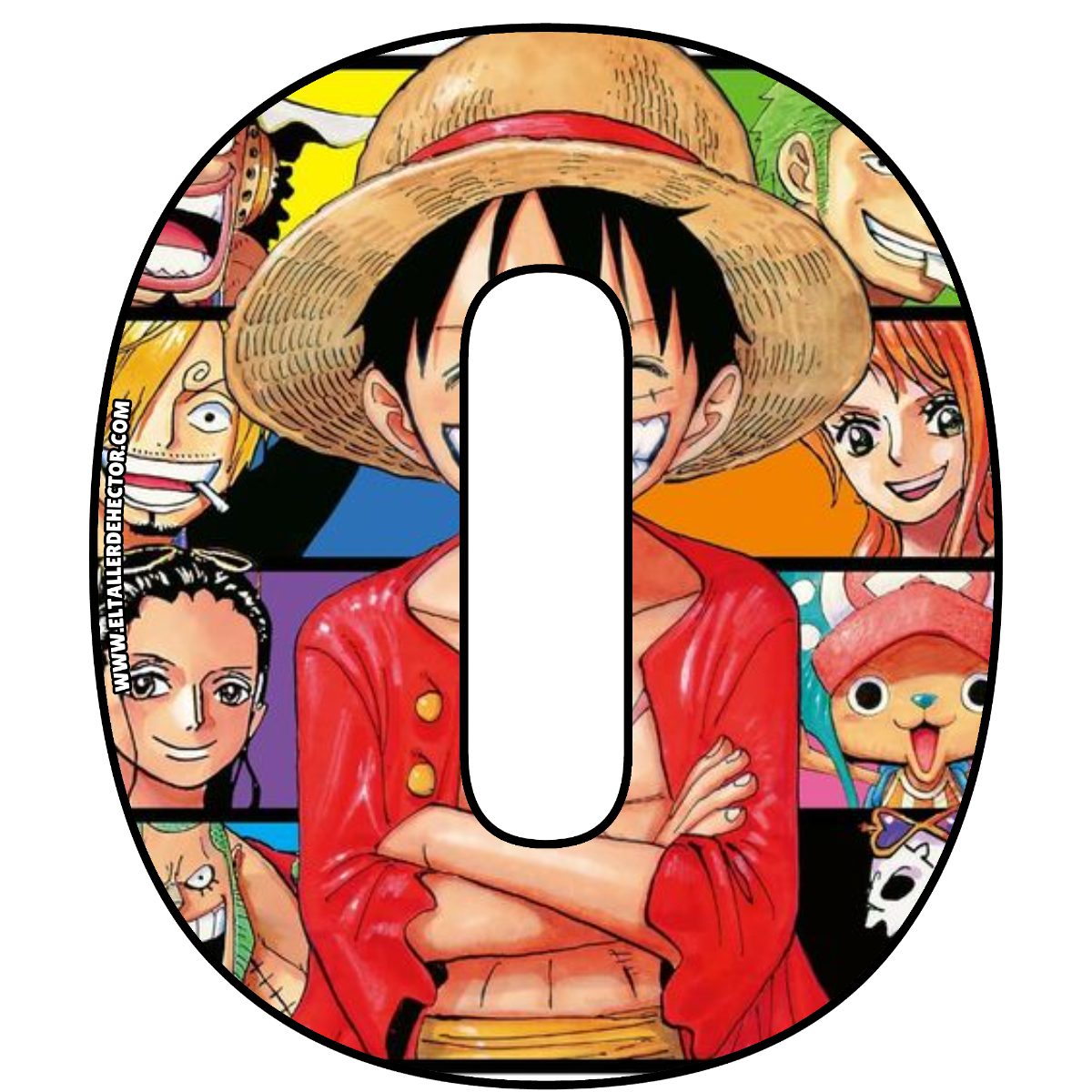 Numero 0 de One Piece Luffy - El Taller de Hector