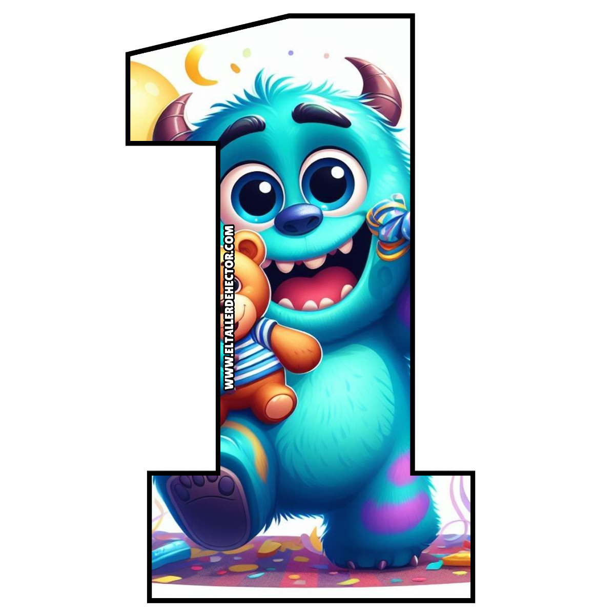 Numero 1 de Monster inc - El Taller de Hector