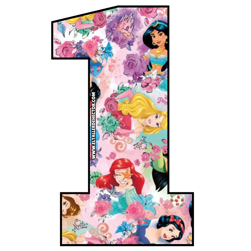 Numero 1 de Princesas Disney - El Taller de Hector