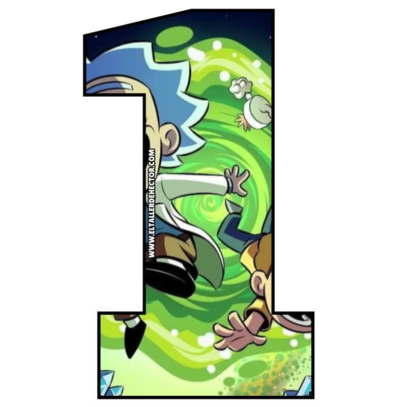 Numero 1 de Rick y Morty - El Taller de Hector