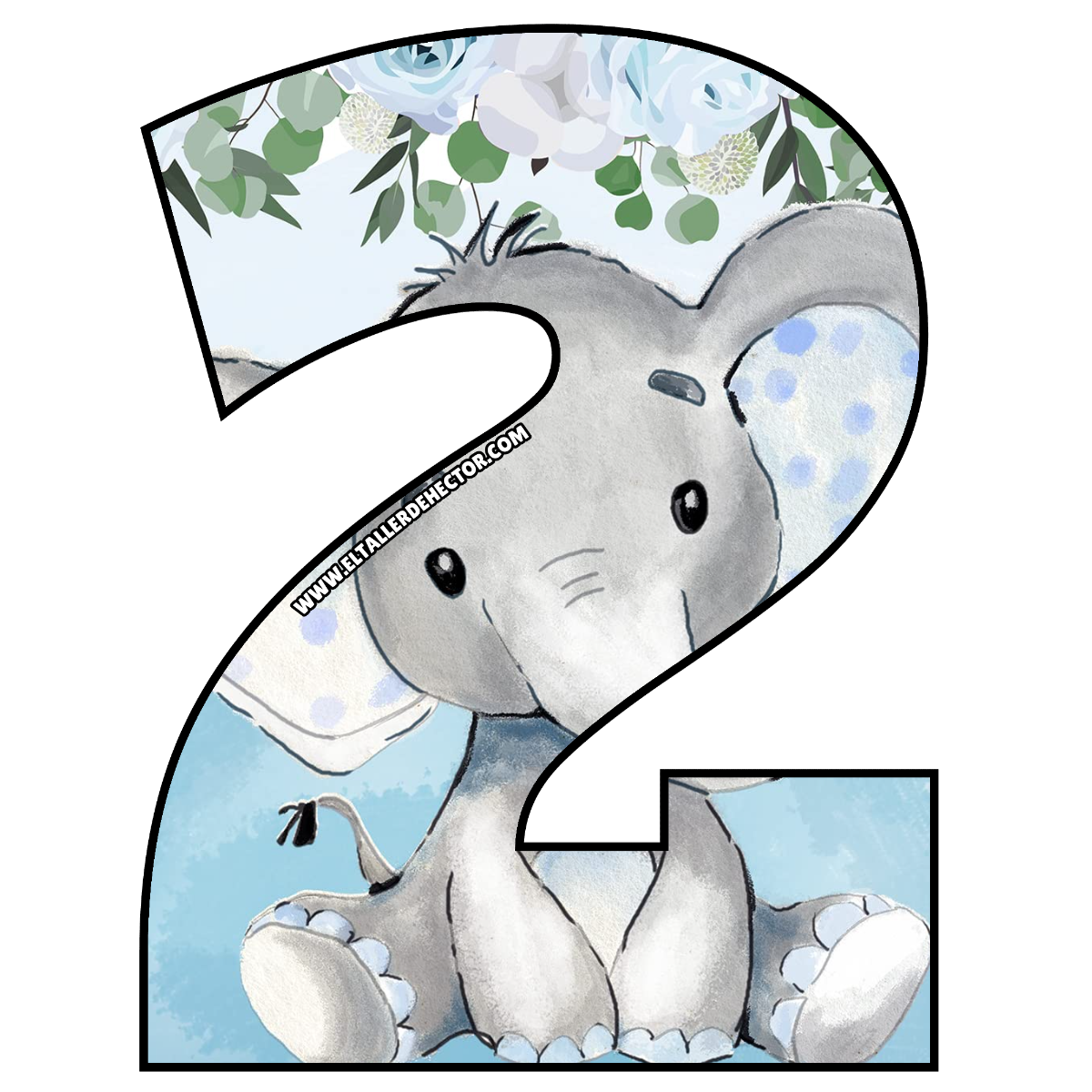 Numero 2 de Elefante Niño - El Taller de Hector