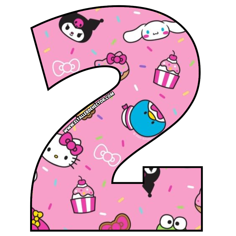 Numero 2 de Hello Kitty - El Taller de Hector