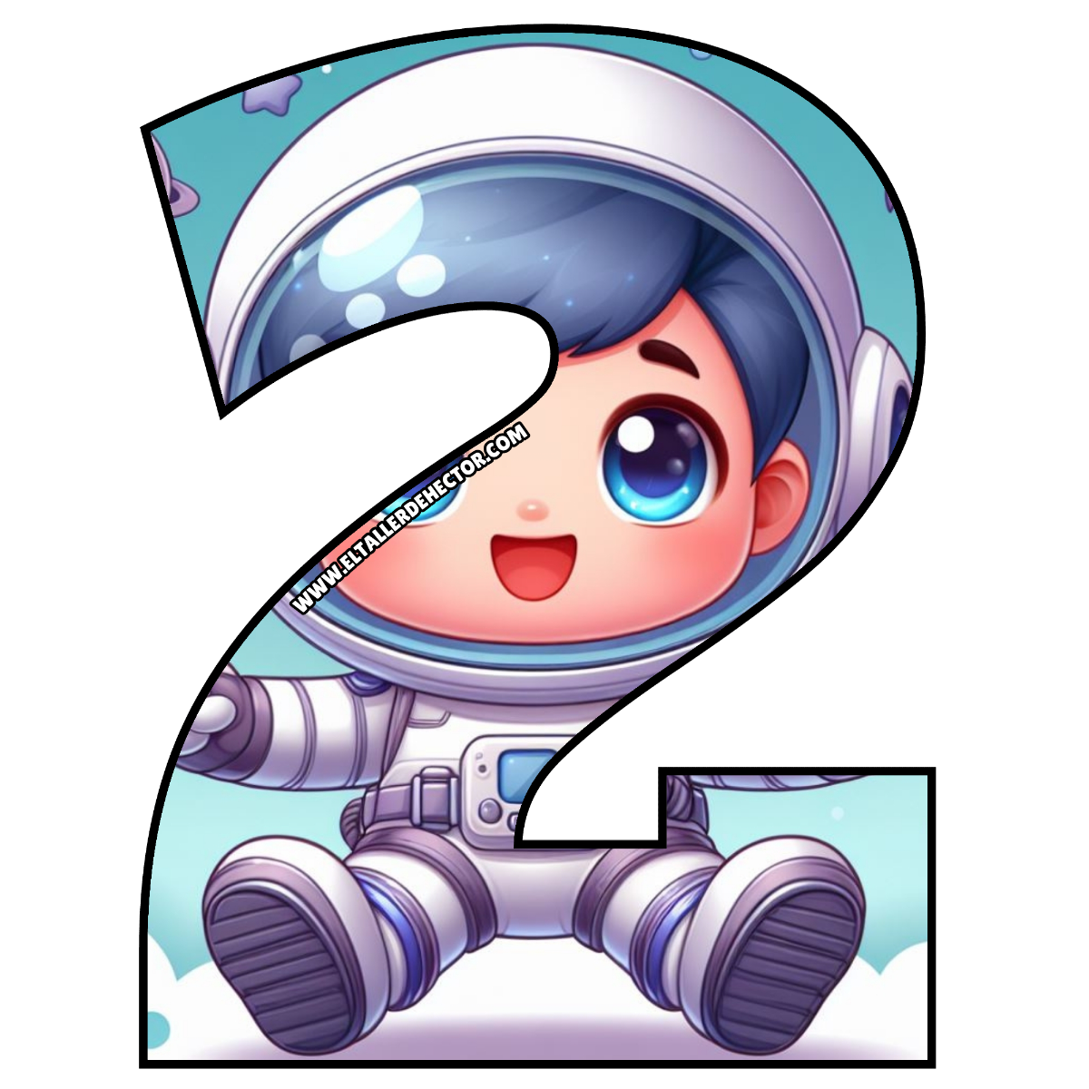 Numero 2 de Niño Astronauta - El Taller de Hector