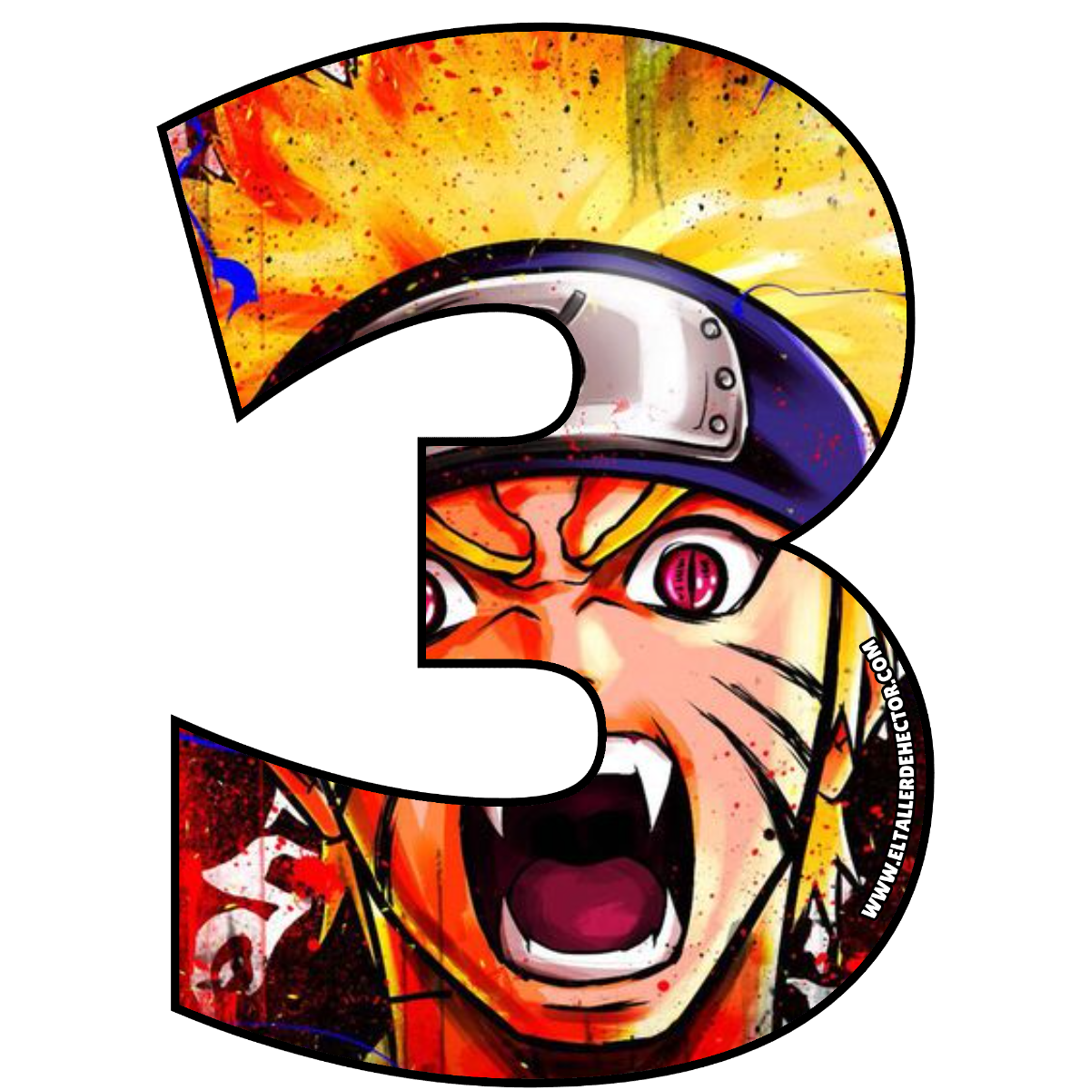 Numero 3 de Naruto - El Taller de Hector