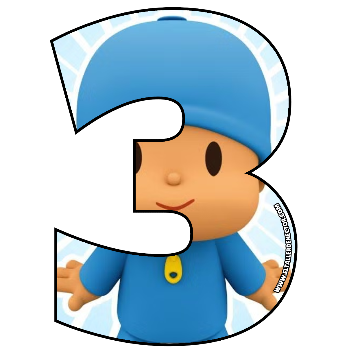 Numero 3 de Pocoyo - El Taller de Hector