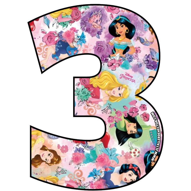 Numero 3 de Princesas Disney - El Taller de Hector