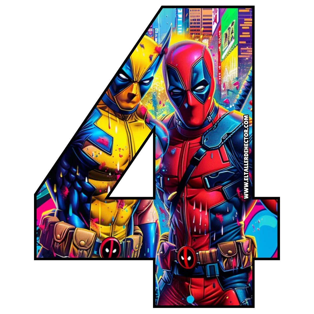 Numero 4 de Deadpool Wolverine - El Taller de Hector