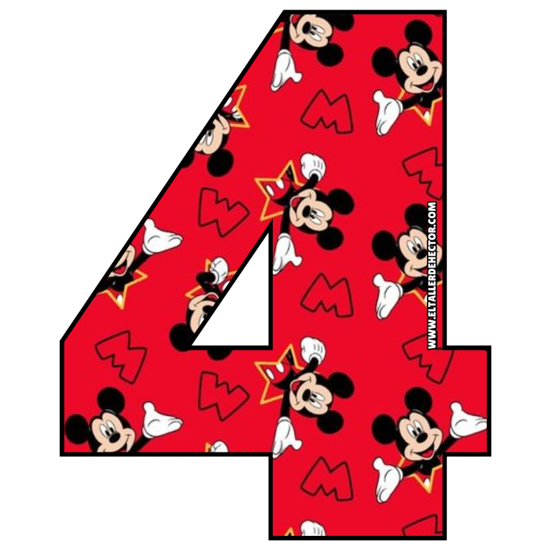 Numero 4 de Mickey Mouse - El Taller de Hector