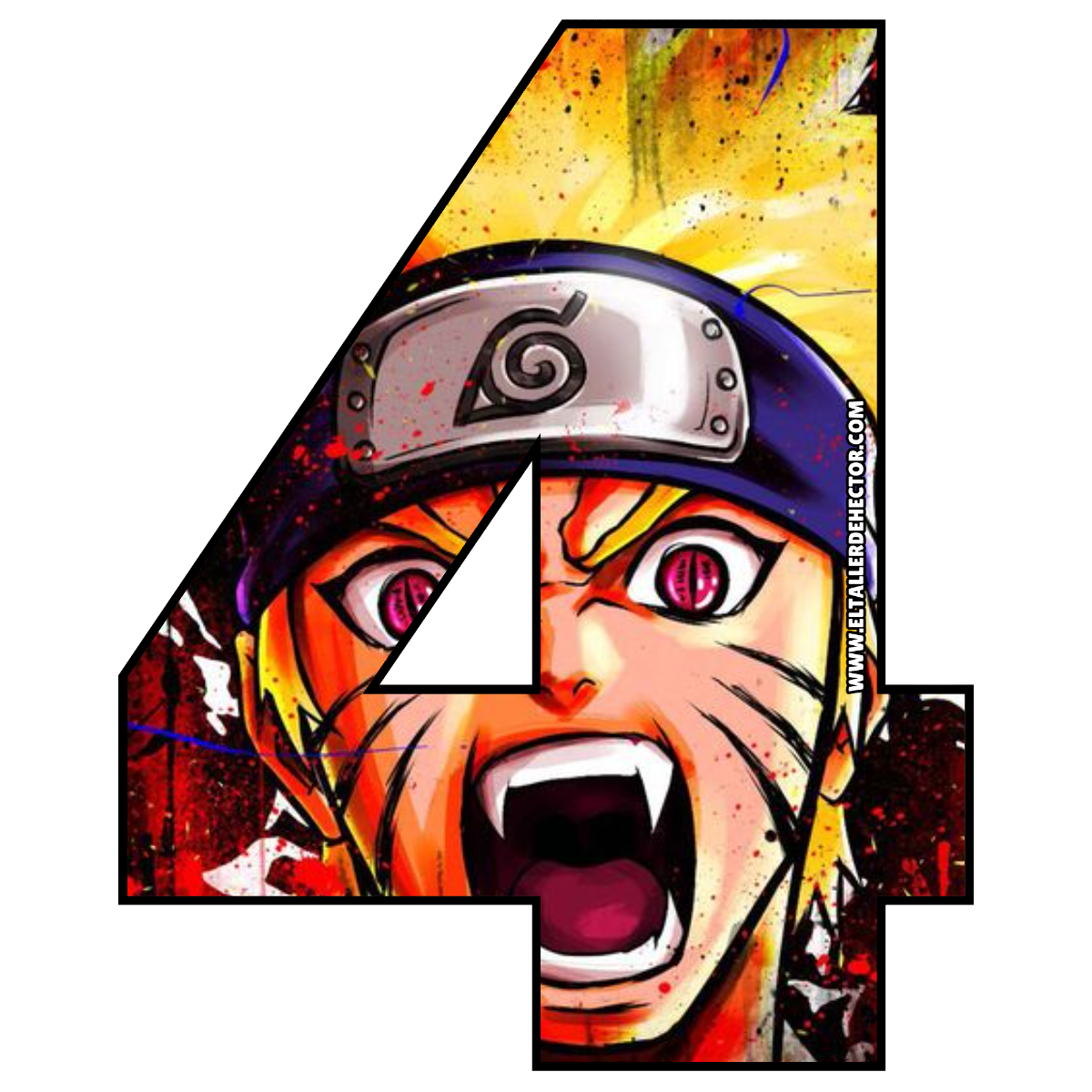 Numero 4 de Naruto - El Taller de Hector