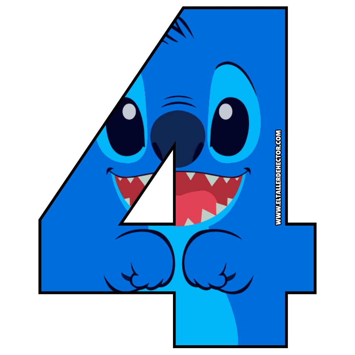 Numero 4 de Stitch - El Taller de Hector