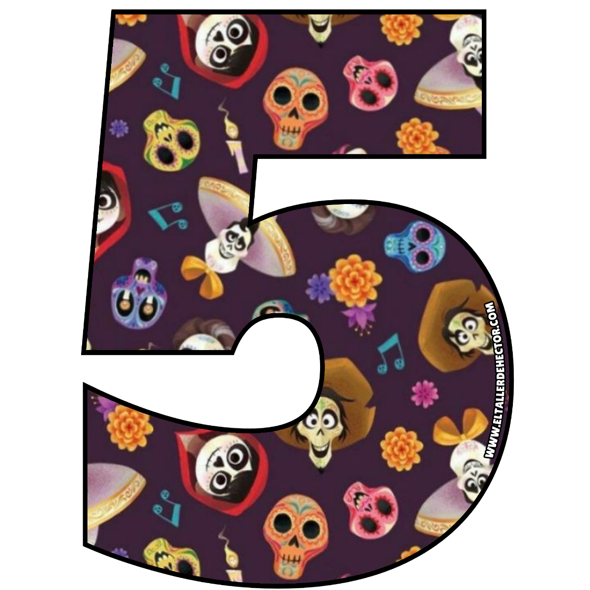 Numero 5 de Coco Disney - El Taller de Hector