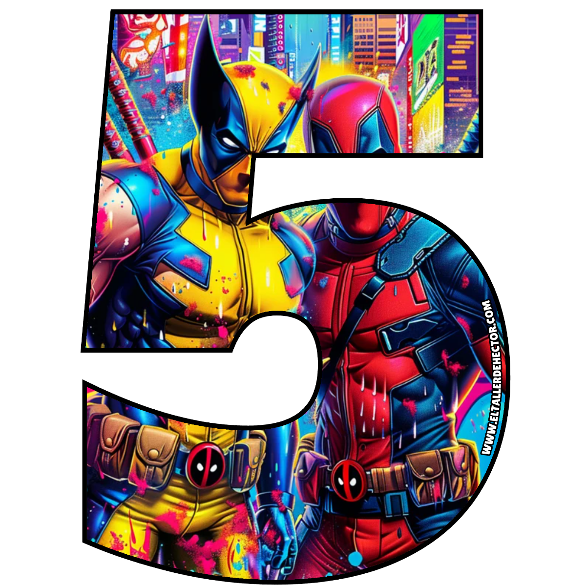 Numero 5 de Deadpool Wolverine - El Taller de Hector