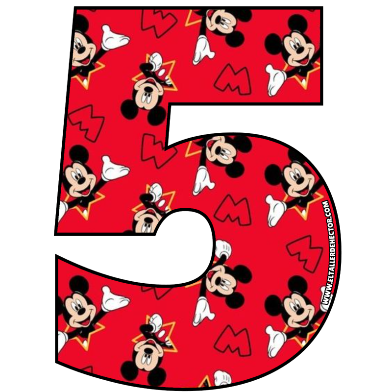 Numero 5 de Mickey Mouse - El Taller de Hector